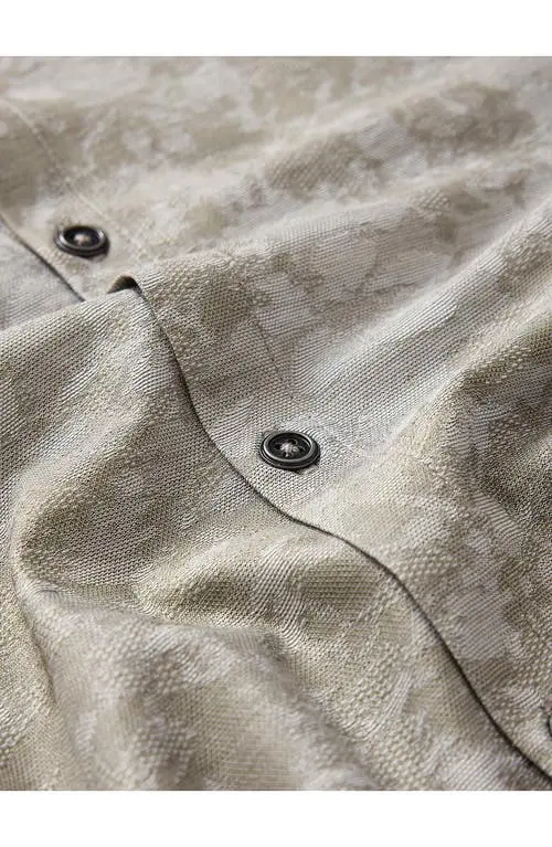 John Varvatos Vistra Cotton Button-up Shirt - Turtle Green