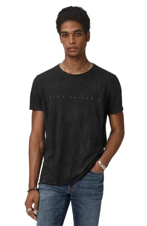John Varvatos Raw Edge Graphic T-shirt