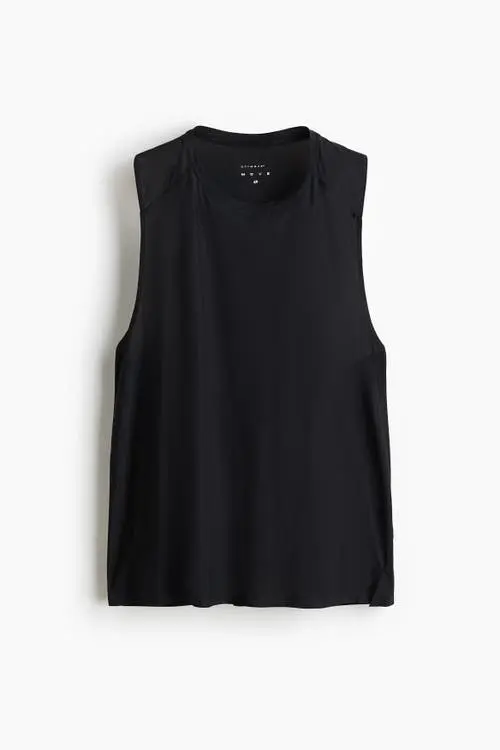 H&m Sports Vest Top With Drymove™ Technology - Black