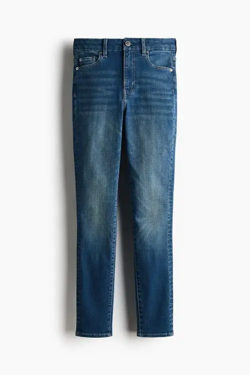 H&m Skinny High Rise Jeans - Denim Blue