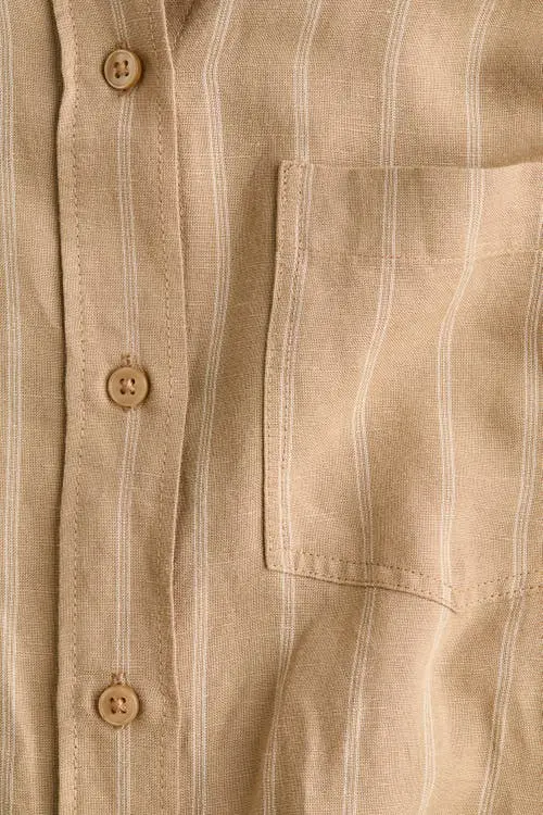 H&m Mama Linen-blend Shirt