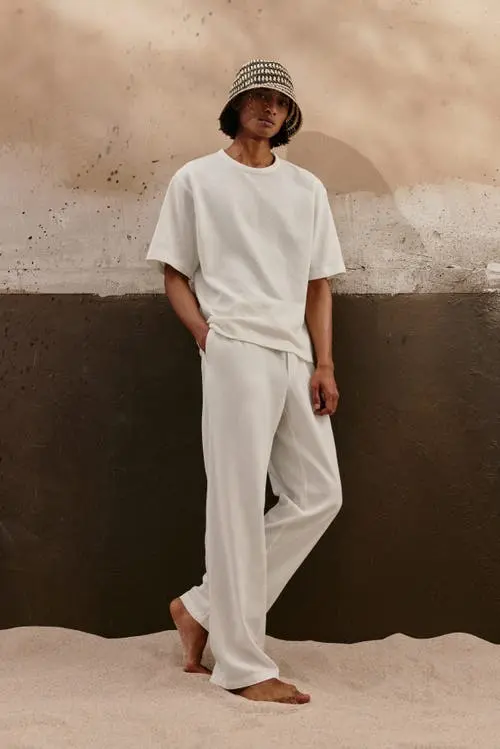 H&m Loose Fit T-shirt - White