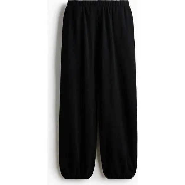 H&m Loose-fit Joggers In Cotton Blend - Black