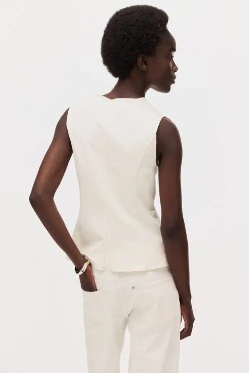 H&m Jersey V-neck Waistcoat