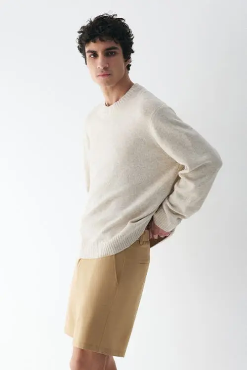 H&m Four-way Stretch Chino Shorts - Beige