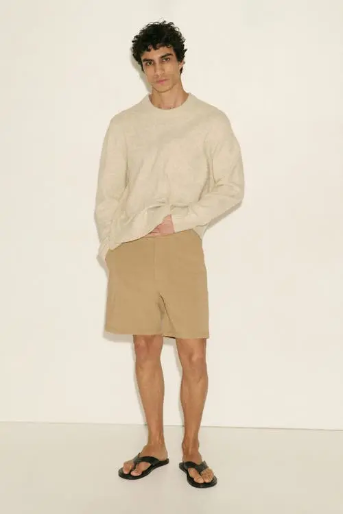 H&m Four-way Stretch Chino Shorts - Beige