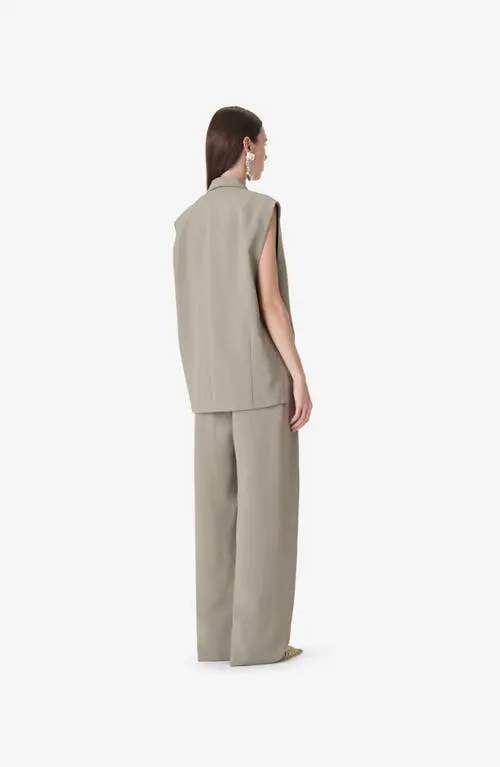 IRO PARIS Soledad Tailored Vest - Olive Green