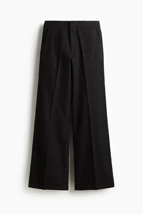 H&m Flared High Jeans - Black