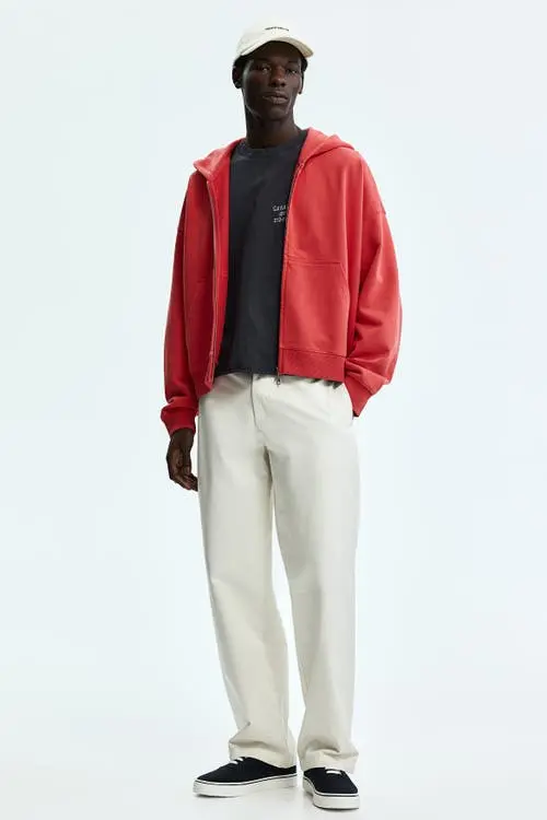 H&m Zip-through Oversized Hoodie