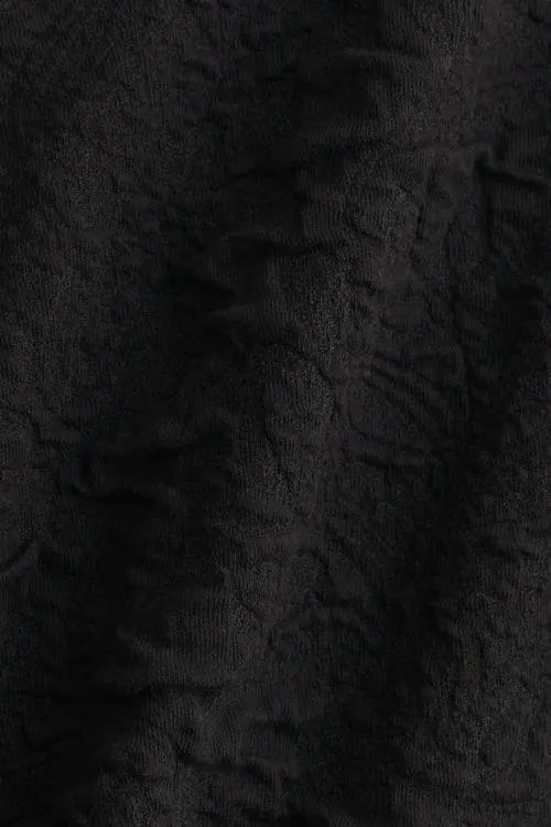 H&m Cut-out Jacquard Jersey Top