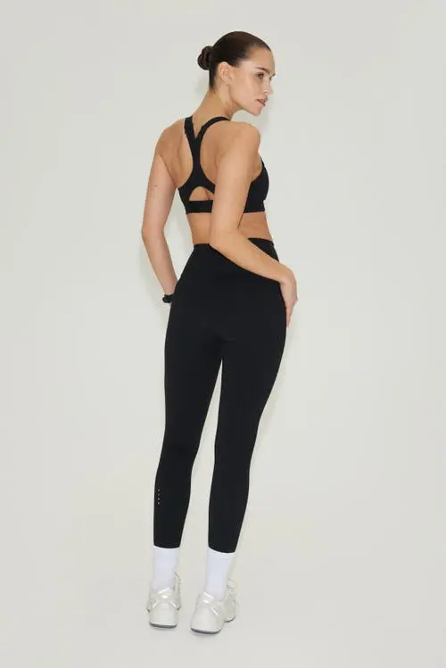 H&m Shapemove™ High-waisted Running Leggings - Black