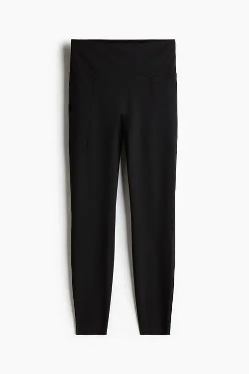 H&m Shapemove™ High-waisted Running Leggings - Black