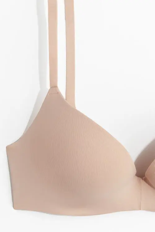 H&m Microfiber Super Push-up Bra - Beige