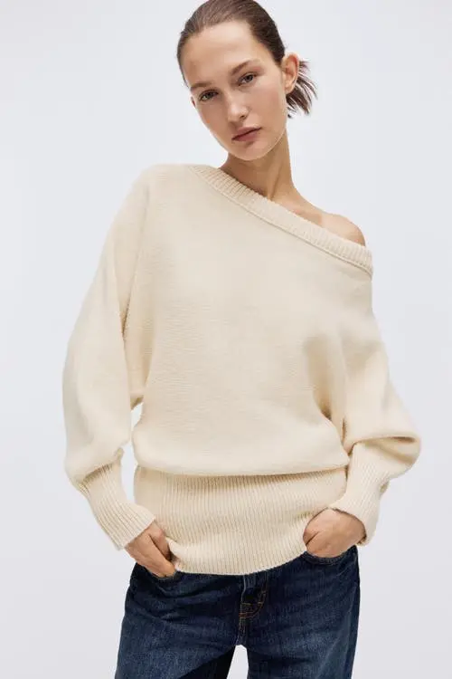 H&m One-shoulder Jumper