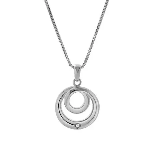 LUVMYJEWELRY Sterling Silver Diamond Pendant - 925 Sterling Silver