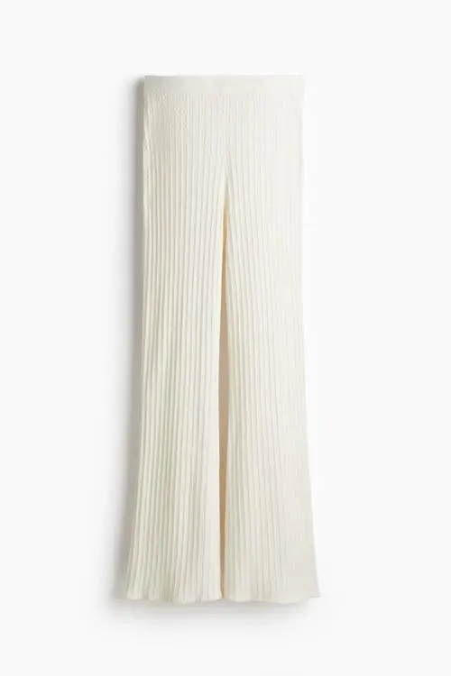 H&M Cable Knit Flared Trousers