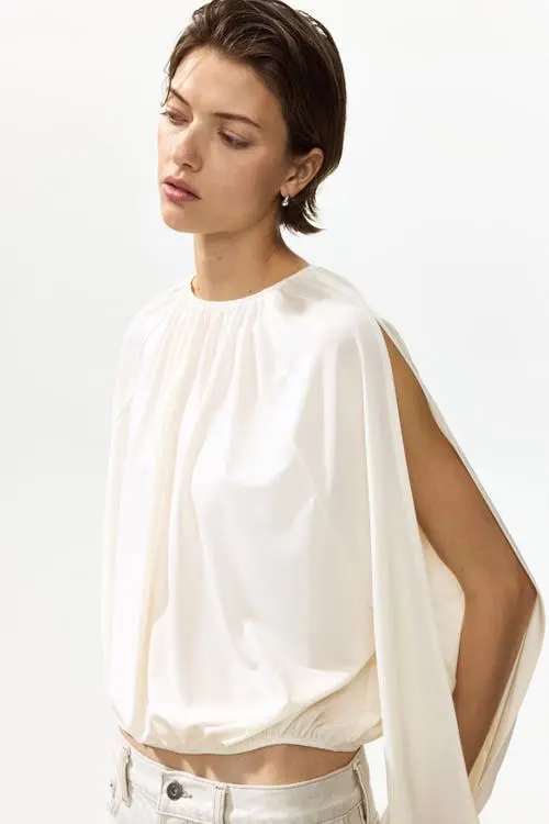 H&m Open-sleeve Top