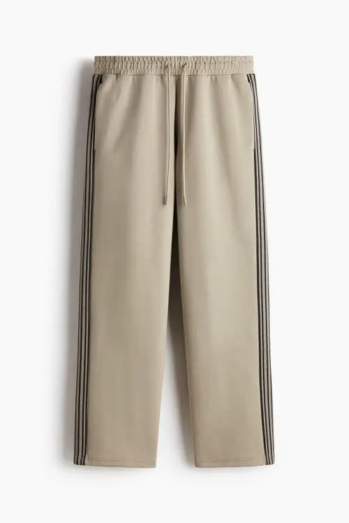 H&m Loose Fit Sports Joggers With Drymove - Beige