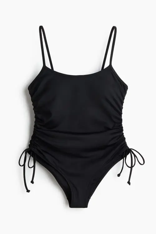 H&m Padded-cup High-leg Swimsuit