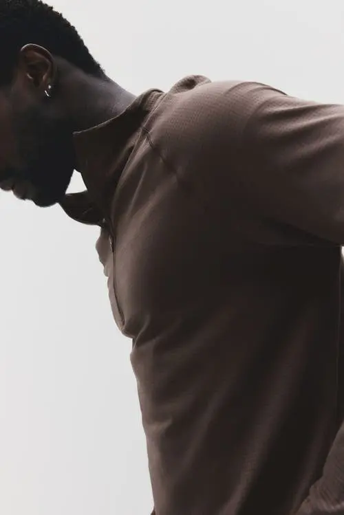 H&m Muscle Fit Zip Top Sports Top