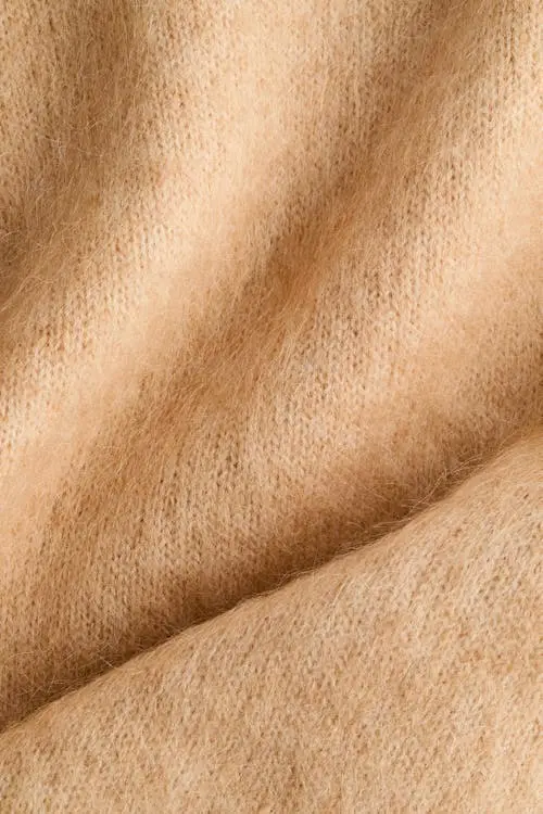 H&m Mohair Blend Puff Sleeve Jumper