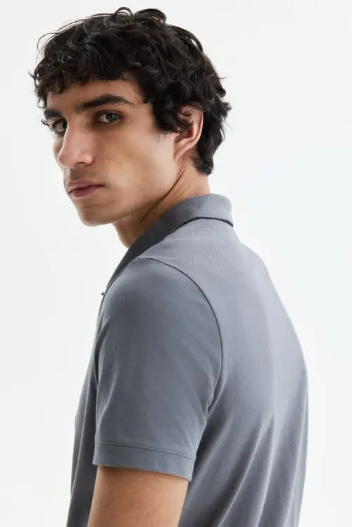 H&M Coolmax® Slim Fit Polo Shirt