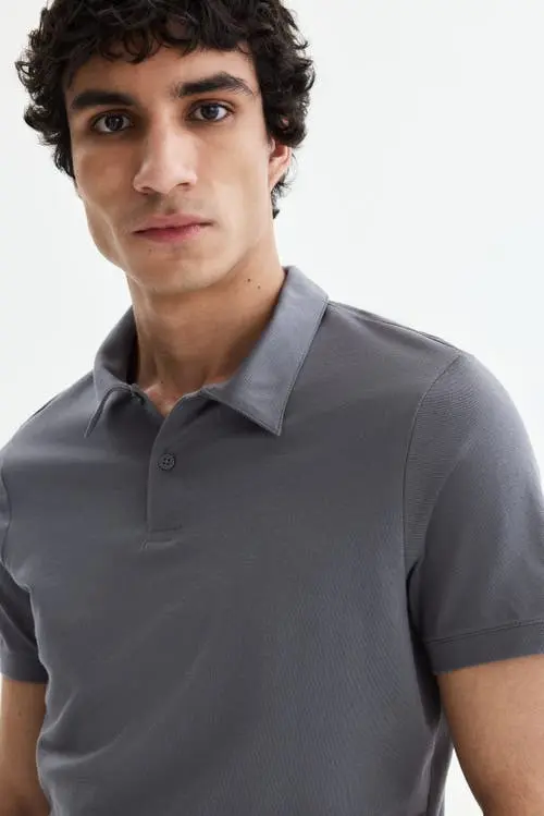 H&M Coolmax® Slim Fit Polo Shirt