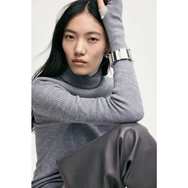 H&m Chunky Geometric Bracelet - Silver-colored