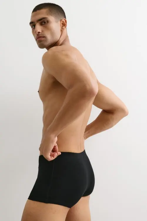 H&M 5-pack Stretch Cotton Boxer Shorts - Black