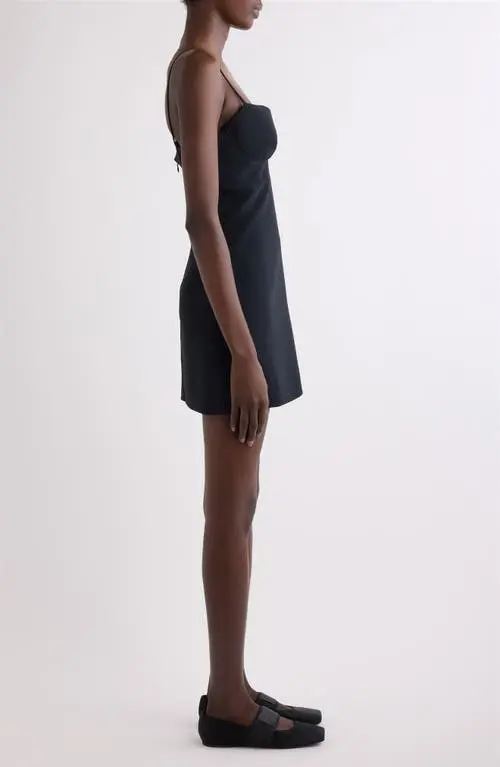 Givenchy Cutaway Satin Mini Dress