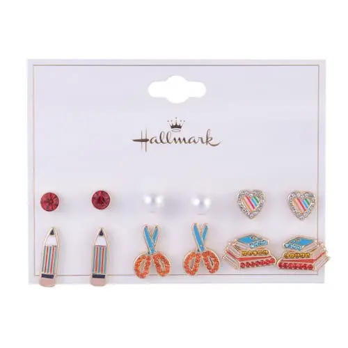 HALLMARK Back-to-school Stud Earring Set