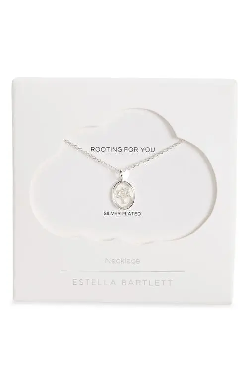 Estée Lauder Plated Tree Of Life Pendant Necklace