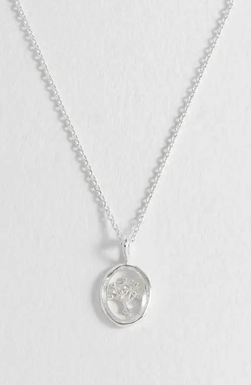 Estée Lauder Plated Tree Of Life Pendant Necklace