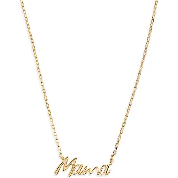 Estée Lauder Mama Pendant Necklace - Gold