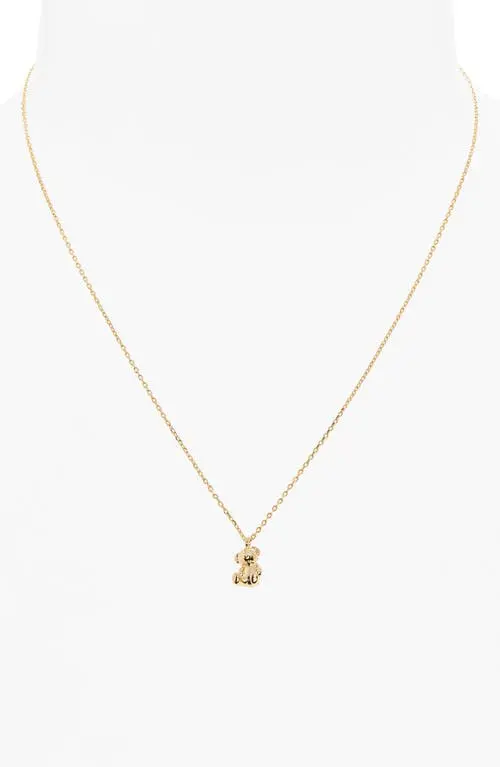 Estée Lauder Teddy Bear Pendant Necklace