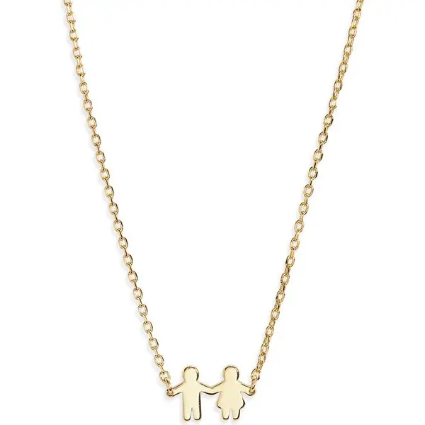 Estée Lauder Tone "our Family" Pendant Necklace - Gold