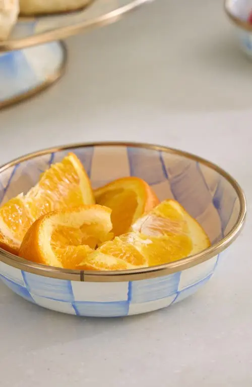 MACKENZIE-CHILDS Enameled Steel Relish Dish