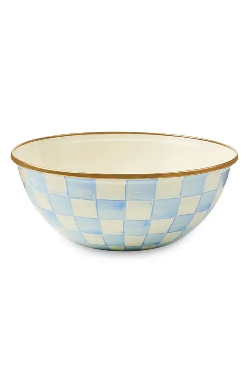 MACKENZIE-CHILDS Medium Everyday Bowl - Sky Check