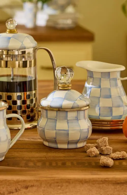 MACKENZIE-CHILDS Lidded Sugar Bowl