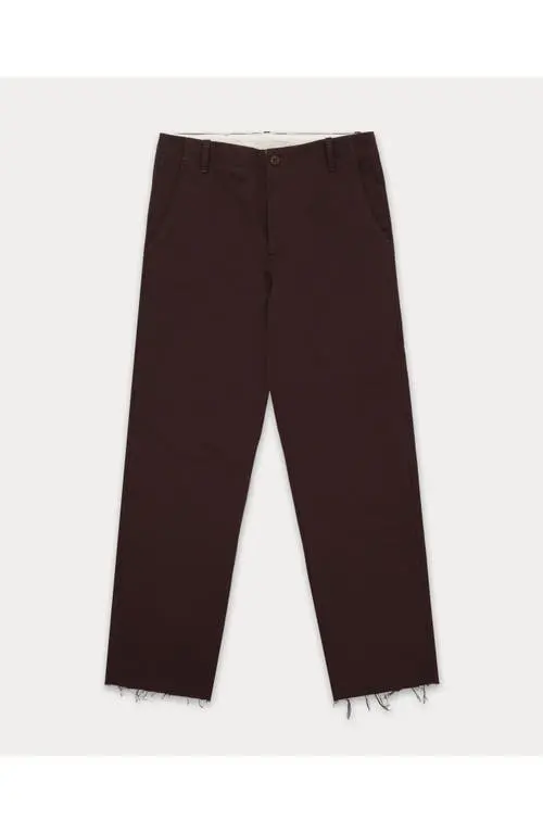 FORTELA Hectorv Cotton Trousers - Burgundy