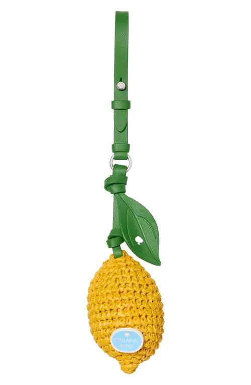 Kate Spade New York Woven Lemon Charm - Yellow Multi