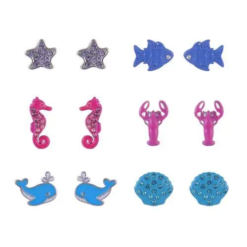 HALLMARK Sea Life Stud Earring Set