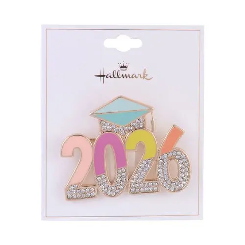 HALLMARK 2026" Graduation Cap Pin With Enamel And Crystal Accents