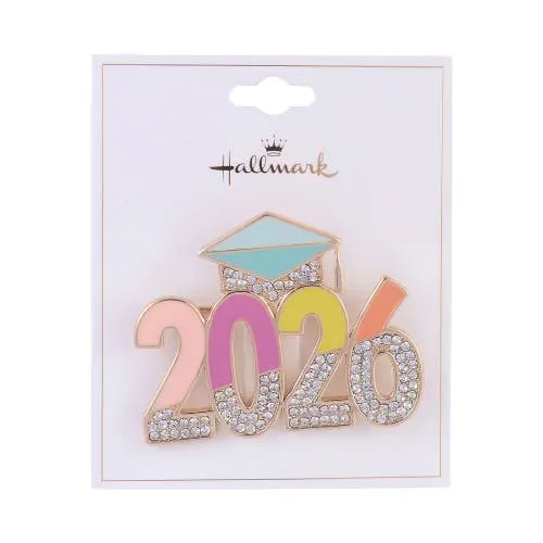 HALLMARK 2026" Graduation Cap Pin With Enamel And Crystal Accents
