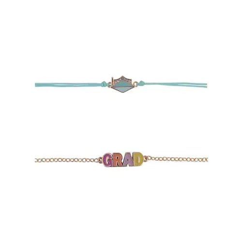 HALLMARK Pastel Graduation Bracelet Set