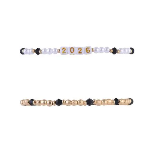 HALLMARK 4-piece Graduation Charm Bracelet Set