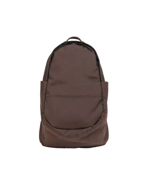 VOWELS Minimalist Cordura Backpack - Brown