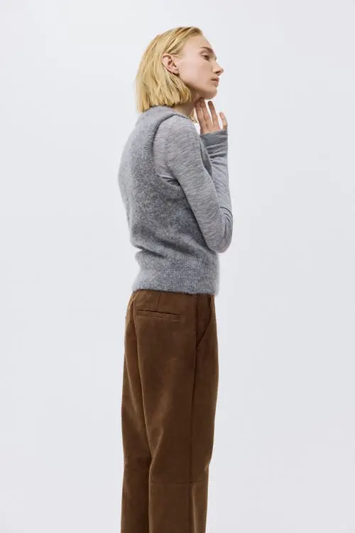H&m Bootcut Trousers - Brown