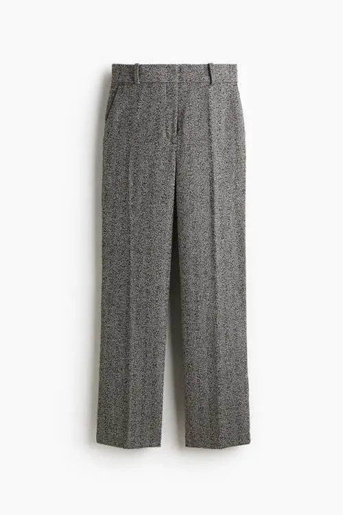 H&M Tailored Straight Leg Trousers