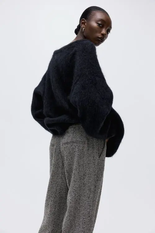H&M Tailored Straight Leg Trousers